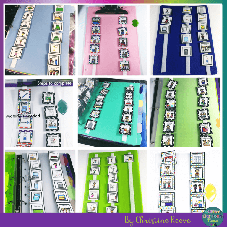 Autism Classroom Mini-Schedules for General School Activities - Autism ...