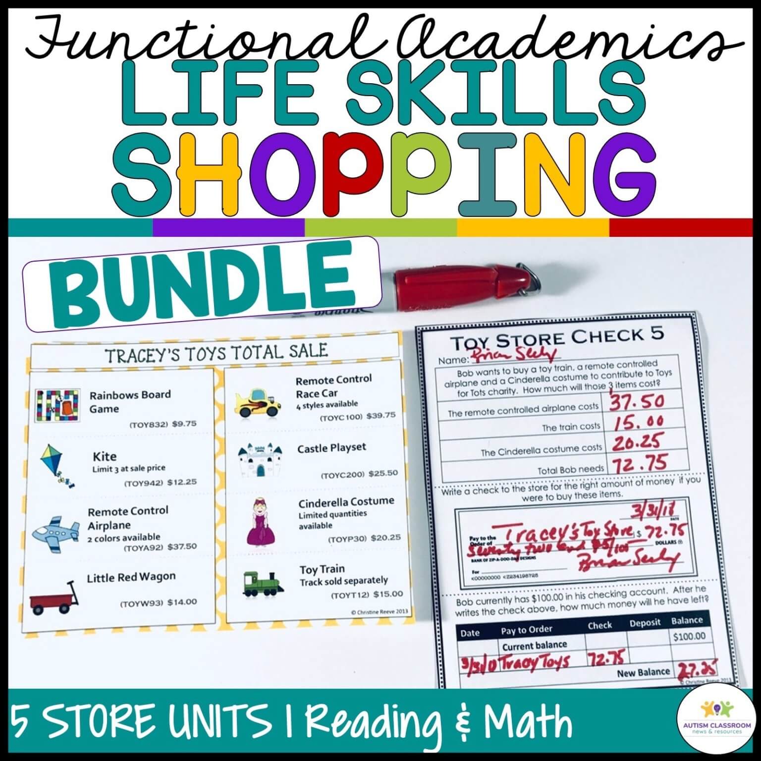 How to Make Teaching Money Engaging and Functional - Autism Classroom ...