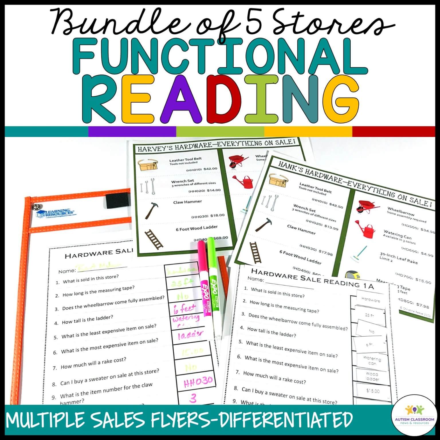 Life Skills Shopping Curriculum - Functional Math & Reading + Special ...