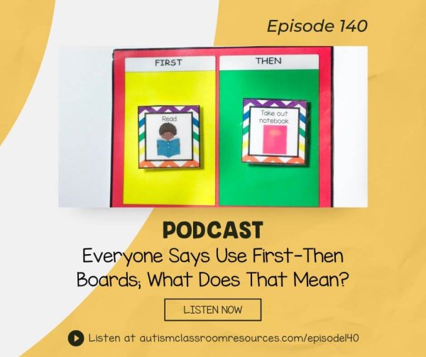 Everyone Says Use First-Then Boards; What Does That Mean?