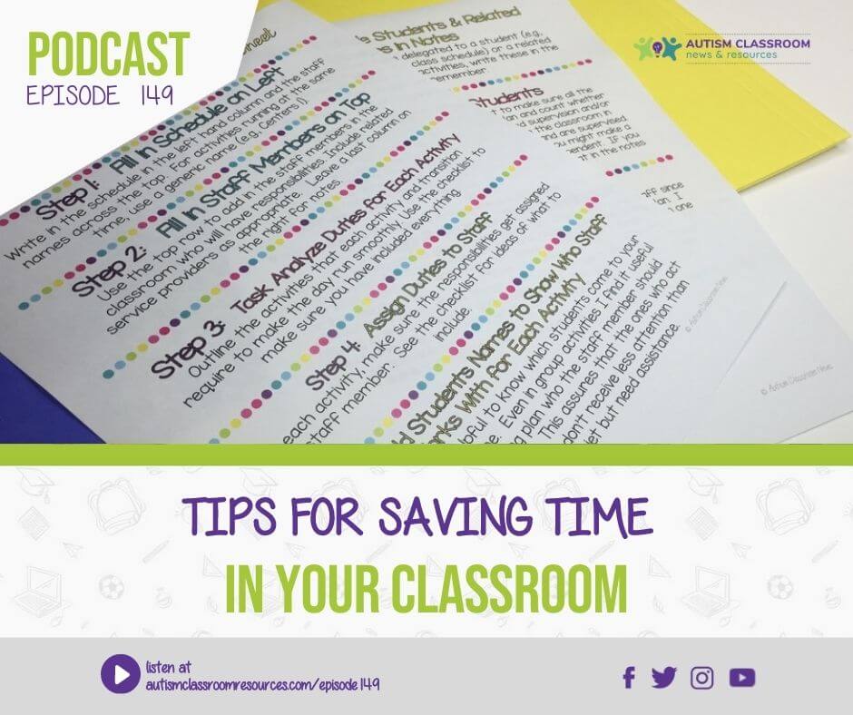 Tips to Save Time in the Classroom (ep 149)