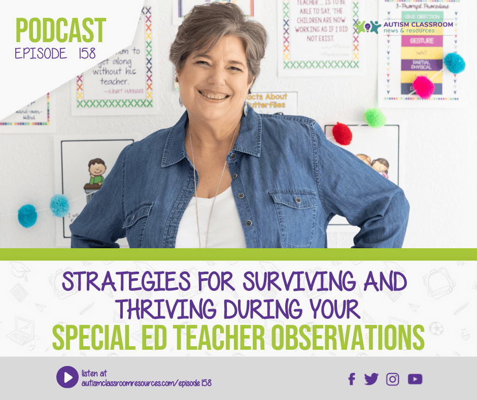 Strategies for Your Special Ed Teacher Observation