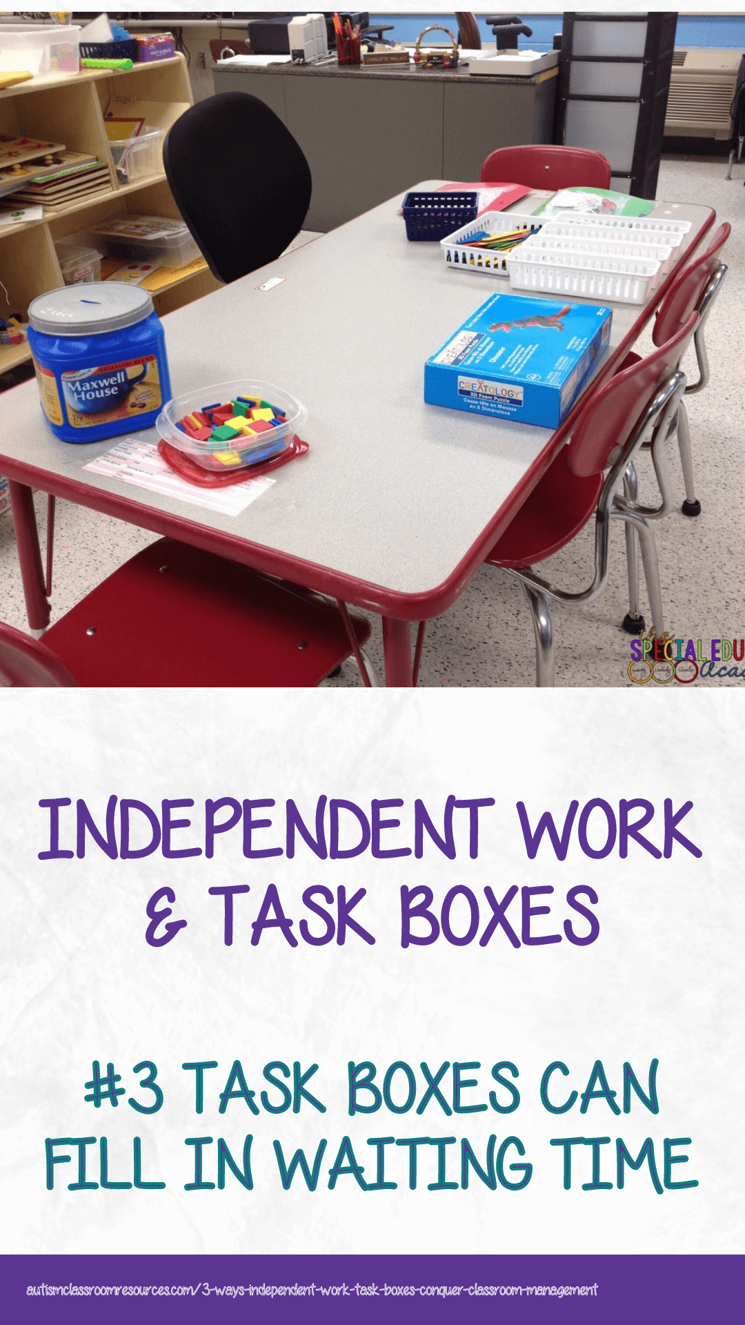 3 Ways Independent Work Task Boxes Help Conquer Classroom Management ...
