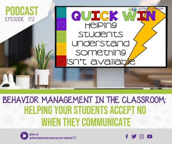 Behavior Management in the Classroom: Helping Accept No