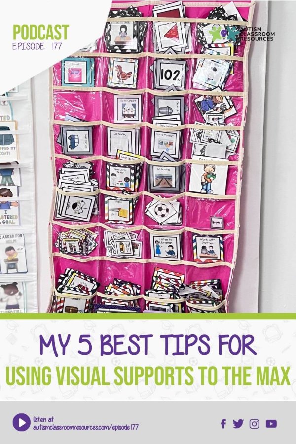 Ep 177. My 5 Best Tips for Using Visual Supports to the Max