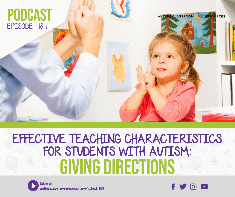 Effective Teaching Characteristics: Giving Directions