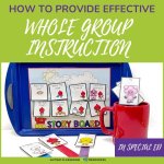 How To Provide Effective Whole Group Instruction in Special Education ...