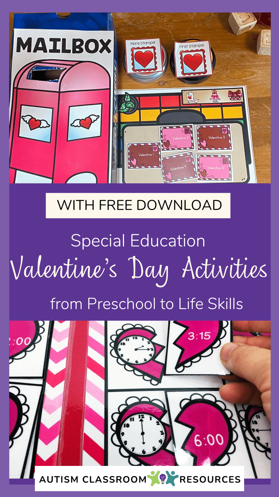 Valentines Day Activities for Special Education from Preschool to Life ...