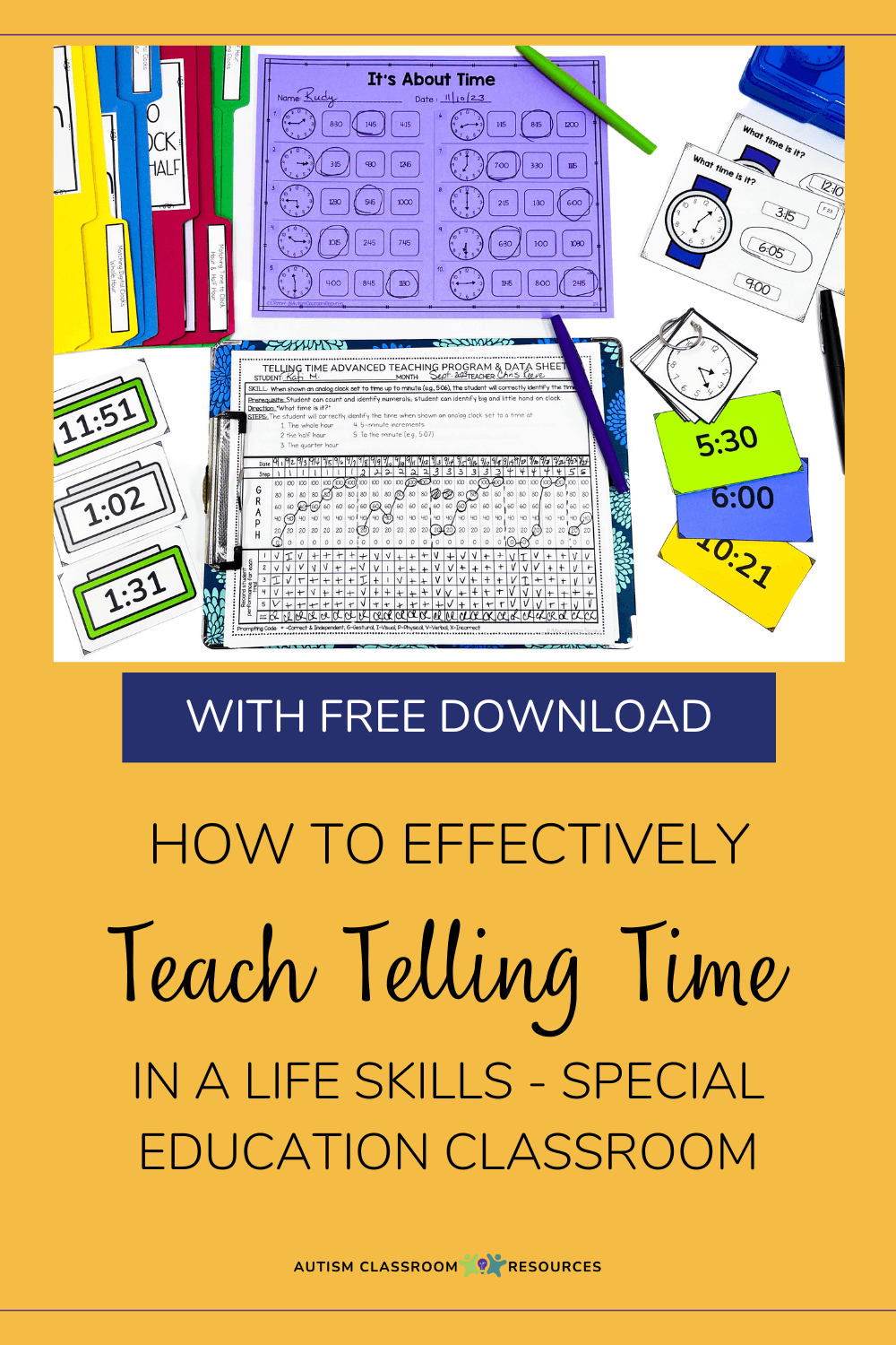 How To Effectively And Efficiently Teach Telling Time Hands On