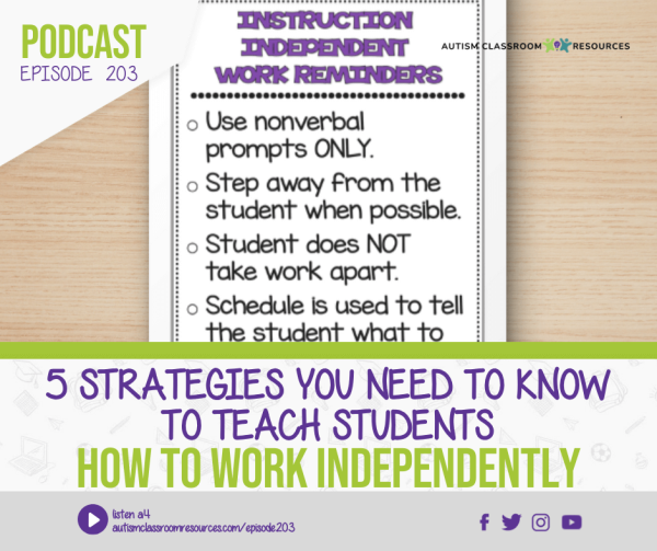 Strategies to Teach Students How to Work Independently