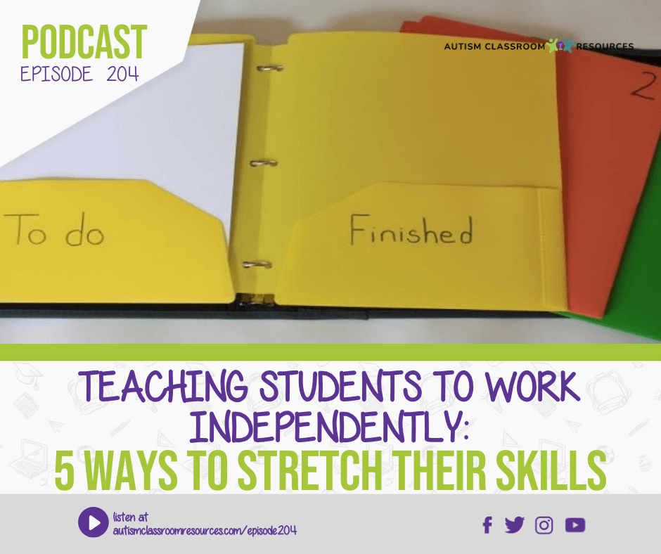 Episode 204. Teaching Students to Work Independently