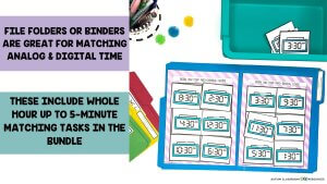 3 Task Box Activities Perfect for Telling Time Practice - Autism ...