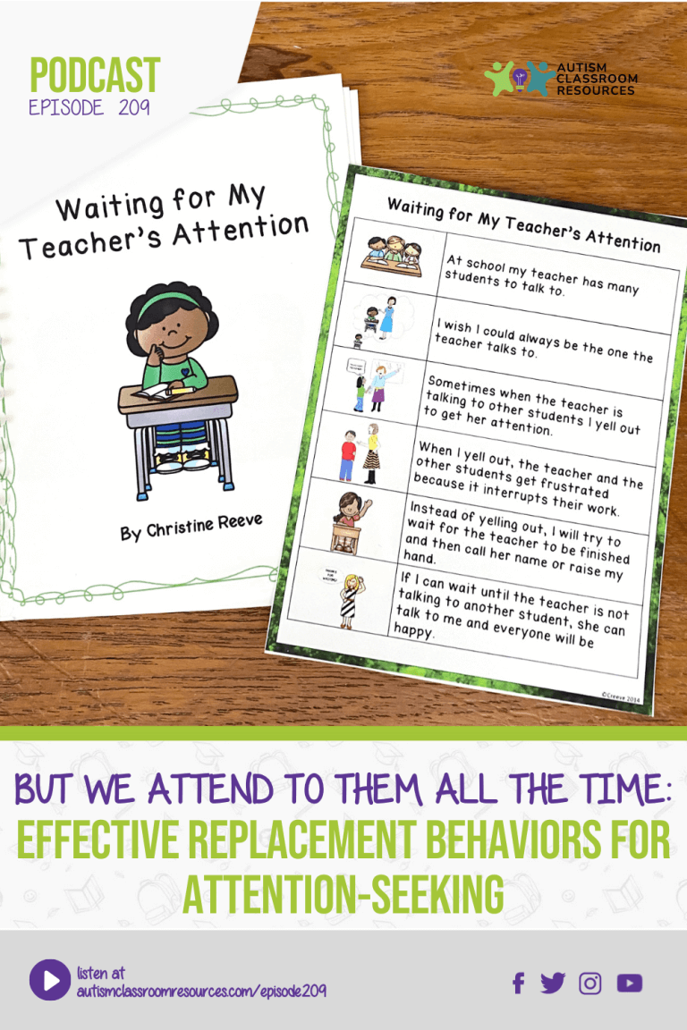 Effective Replacement Behavior for Attention Seeking