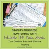IEP Data Collection Sheets: Your Guide to Easy and Effective Tracking ...