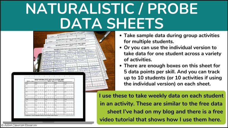 IEP Data Collection Sheets: Your Guide to Easy and Effective Tracking ...