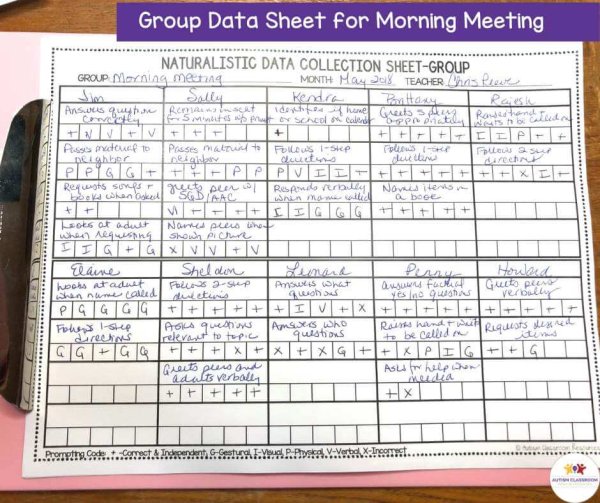 IEP Data Collection Sheets: Your Guide to Easy and Effective Tracking ...