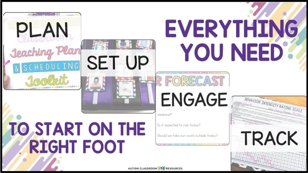 Secondary Classroom Setup Bundle - Autism Classroom Resources