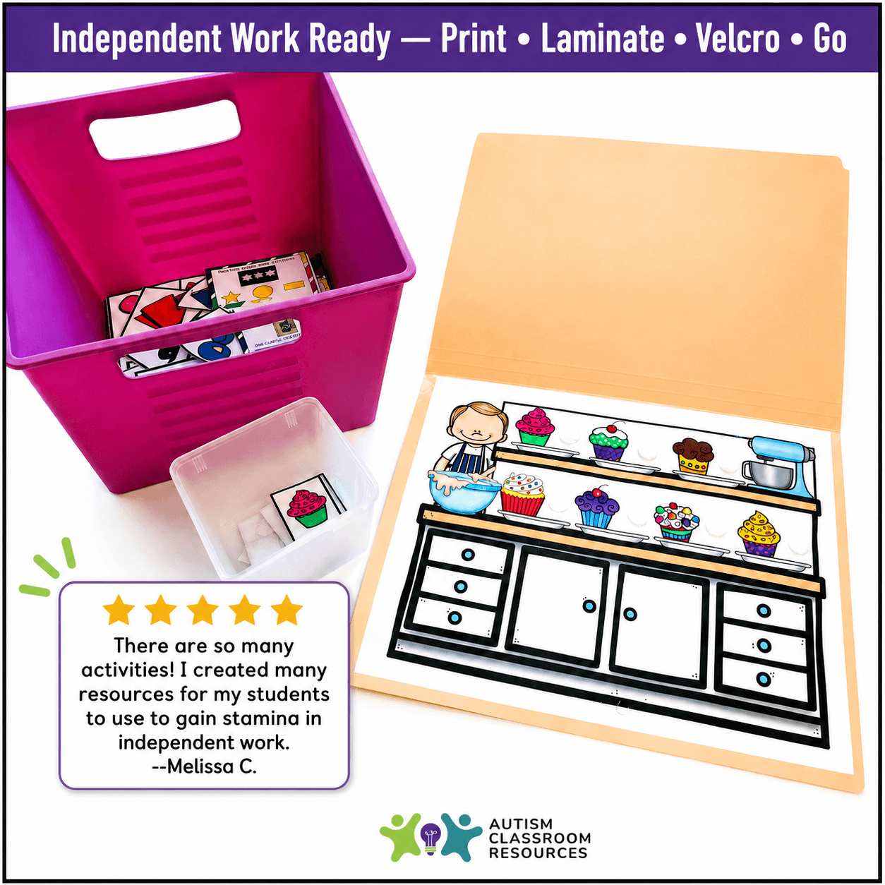 Matching File Folders and Task Cards for Colors, Shapes, & Pattern ...