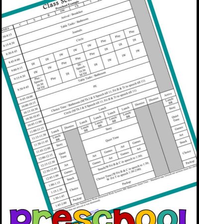 Scheduling Archives | Autism Classroom Resources